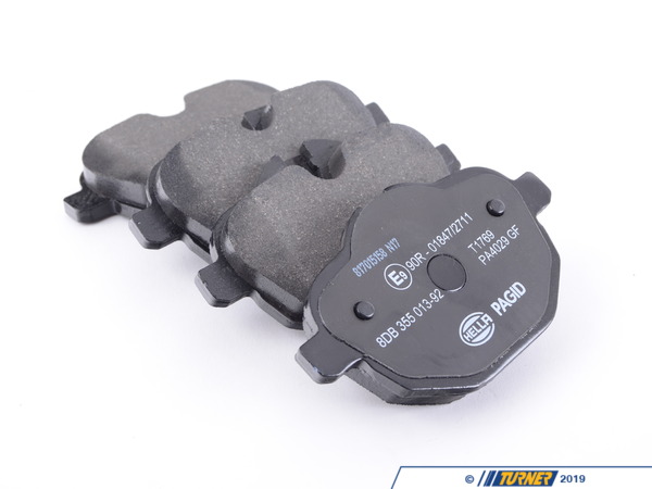 34216862202 - OEM Pagid Rear Brake Pad Set - F10 528i 528Xi, 535i 535xi ...