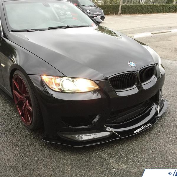 S-BAB-V1 - Aeroflow Dynamics Aluminum V1 Adjustable Front Splitter ...