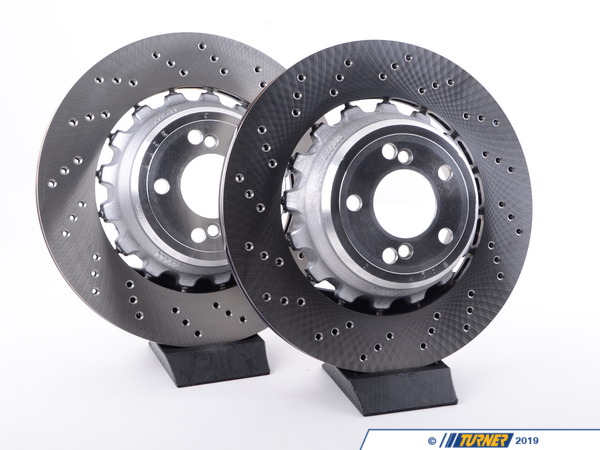 34212284904KT - Genuine BMW Rear Brake Rotors Set (385x24) - F85, F86 ...