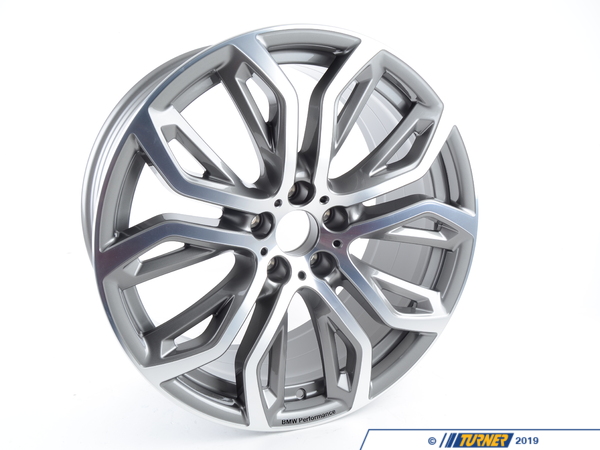 36116796149 - Genuine BMW Gloss-turned Light Alloy Rim - 36116796149 ...