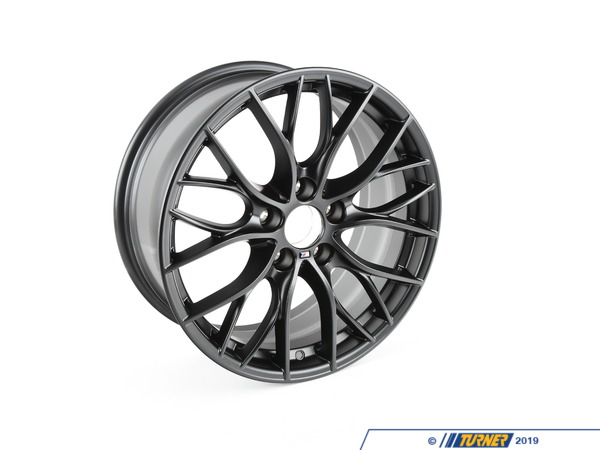 36116865157 - Genuine BMW 18" Double Spoke Style 405 Matte Black Wheel ...