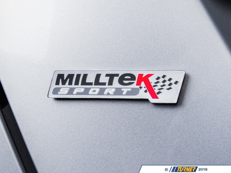 MSMKTBADGE - Milltek Sport Car Badge | Turner Motorsport