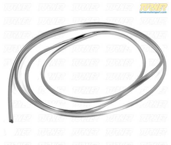 51311884402 - Plastic Chrome Windshield Lockstrip - Front - E30 ...