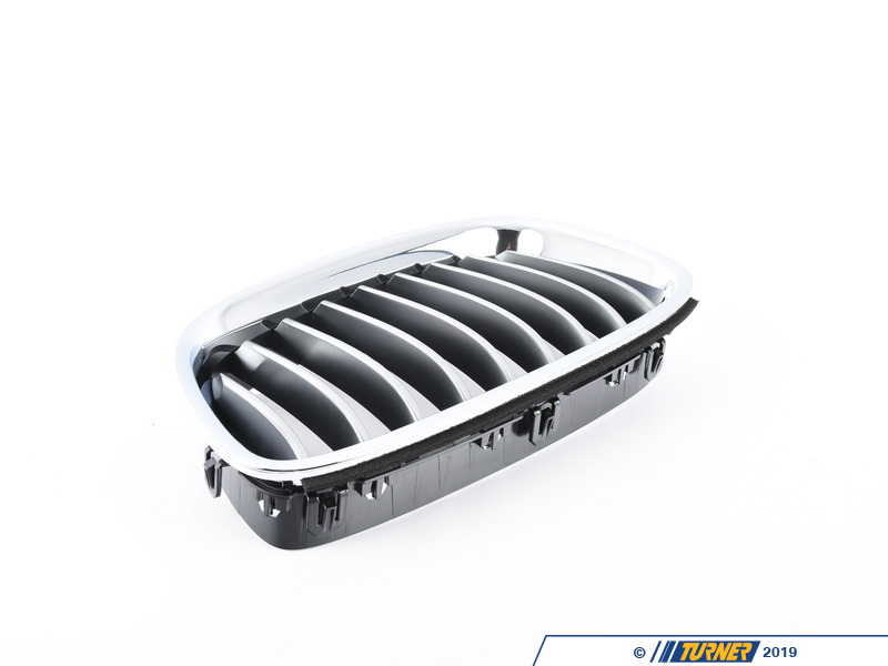 51137336485 - Front Grill - Left - Chrome - F07 | Turner Motorsport