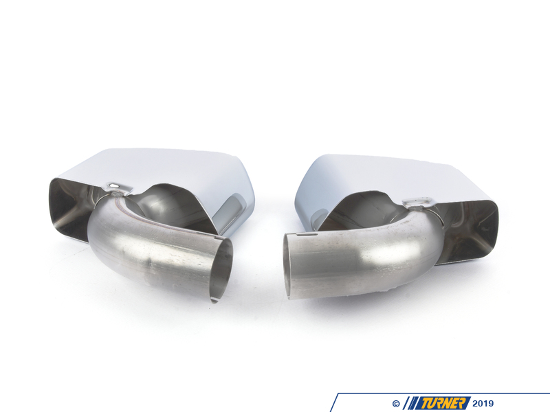 18302444529 - Genuine BMW M Performance Chrome Exhaust Tips - G30 530i ...