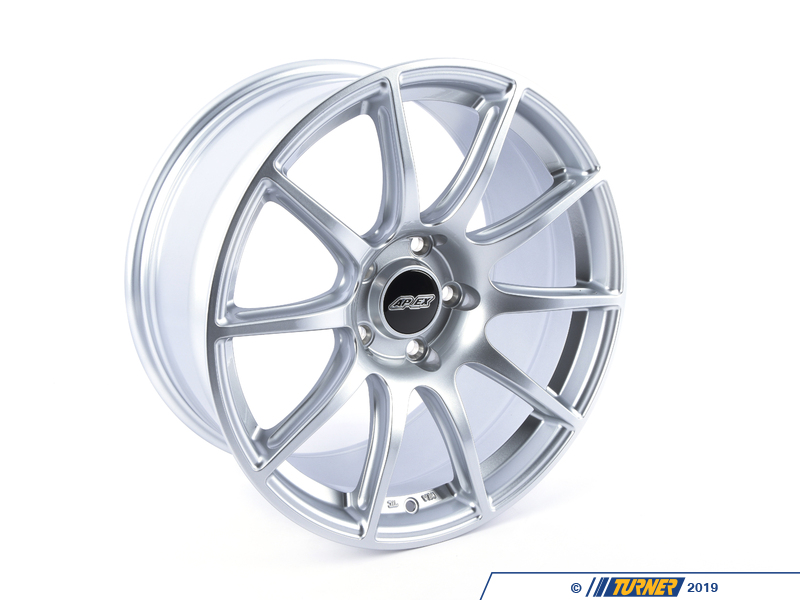 SM10189ET30RS - 18x9" ET30 Race Silver APEX SM-10 Wheel | Turner Motorsport
