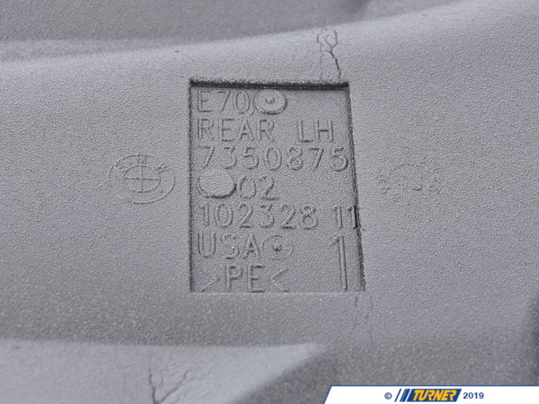 51487355615 - Genuine BMW Sound Insulating Door Rear Left - 51487355615 ...