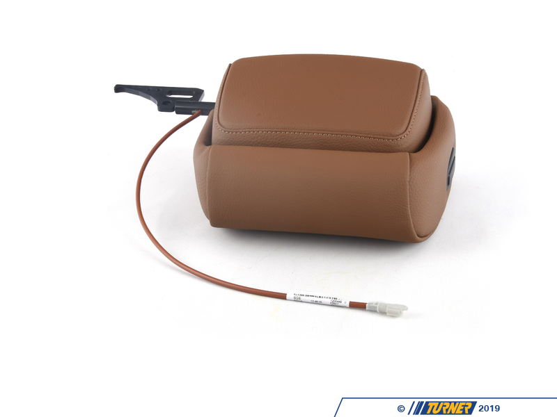 52107259372 - Genuine BMW Headrest Leather Right Sattelbraun ...
