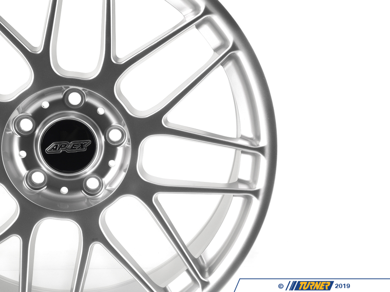 ARC8199ET38HS - APEX ARC-8 19x9" ET38 Silver Wheel 20.7lbs | Turner ...