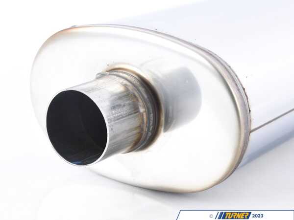 14816 - Universal Muffler with Tips - Street Series; Piping: 2.25in ...