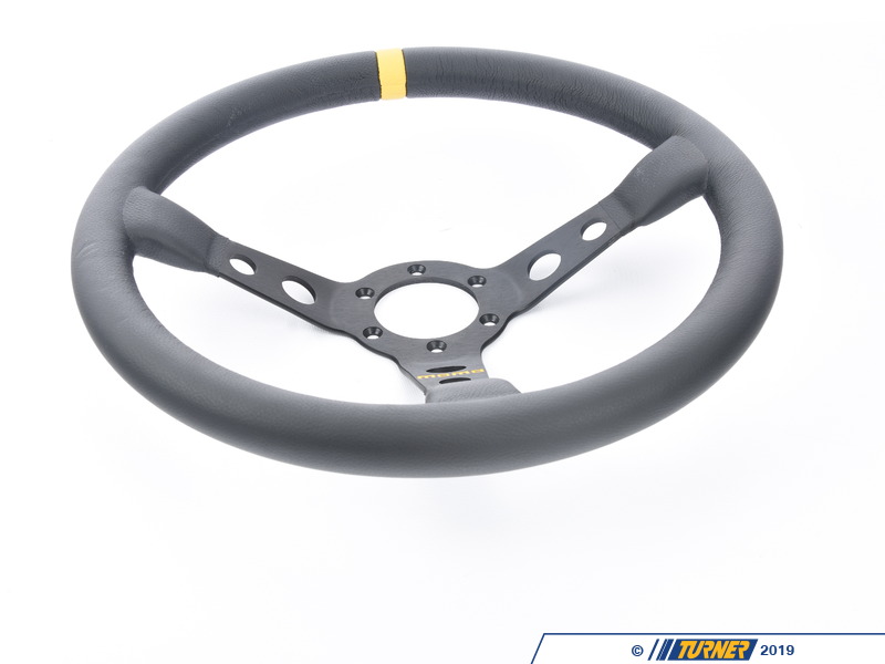 R1905/35L - MOMO Mod.07 Steering Wheel - Black Leather - 350mm | Turner ...