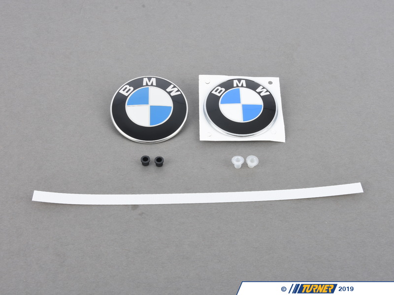 51147146051KT1 - Genuine BMW Emblem/Roundel With Grommets - Front And ...