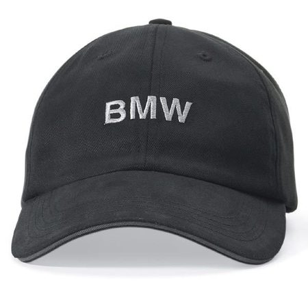 80160408550 - Genuine BMW Baseball Hat - Black with BMW lettering ...