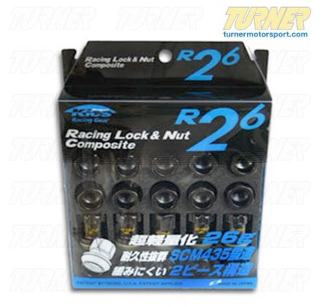 32876 - Kics Project R26 Racing Composite M12 x 1.5mm Locking Lug Nuts ...