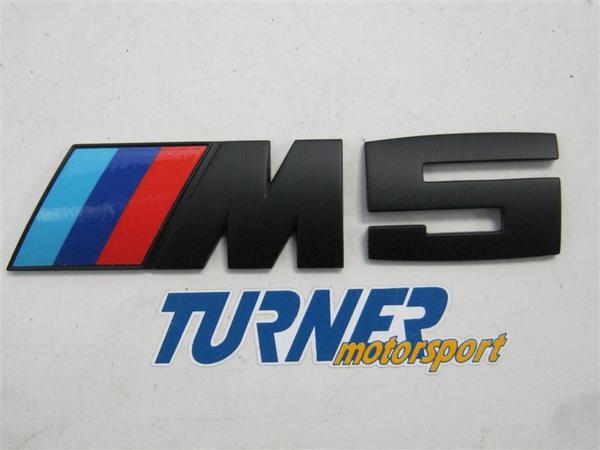 UB0D10069 - Matte Black M5 Badge (NEW) | Turner Motorsport