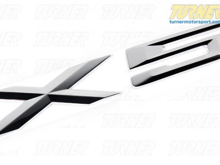 51148402675 - Trunk Emblem - "x5" - E53 X5, E70 X5 | Turner Motorsport