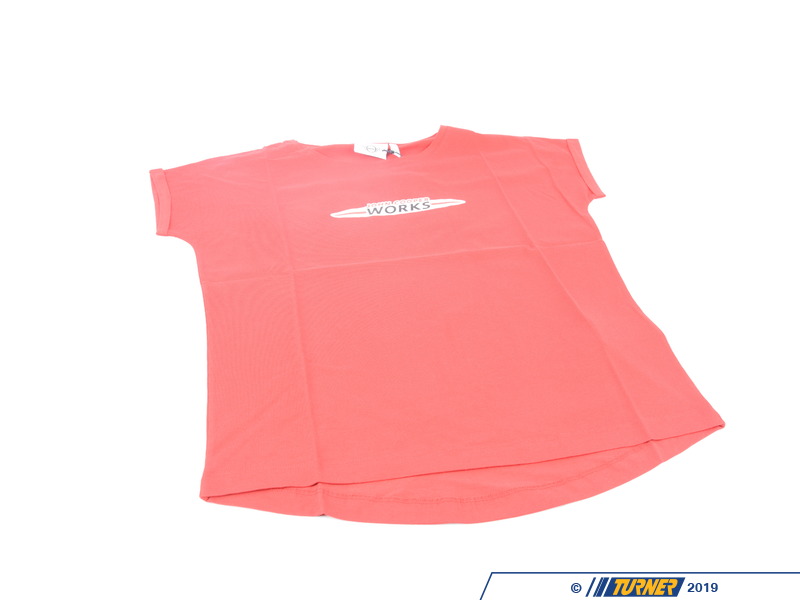 80142454491 - MINI JCW Women's Logo T Shirt Logo Chili Red - XSmall ...