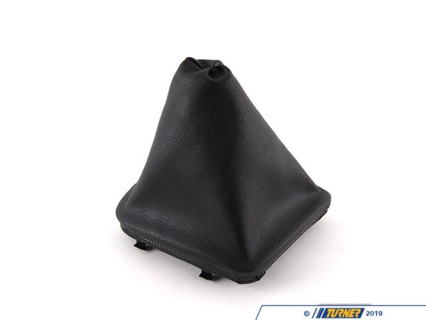 25111434098 - Genuine BMW Shift Boot - Schwarz Imitation Leather - E46 ...