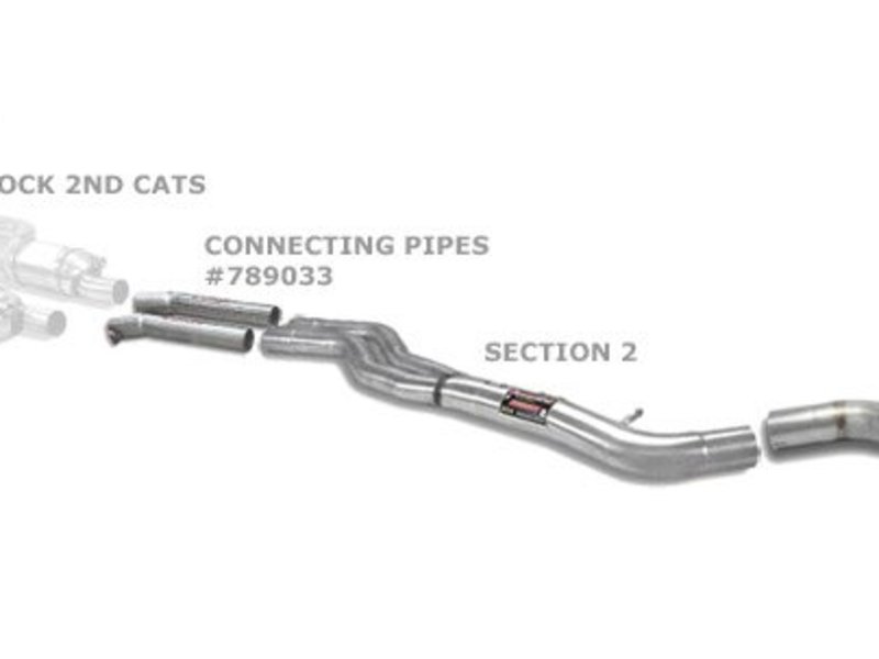 789033 - E90 325i/328i/330i Supersprint Connecting Pipes (for fitting ...