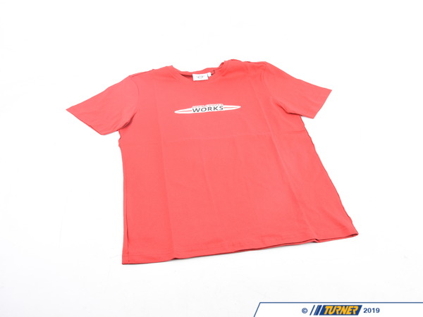 80142454515 - MINI JCW MEN'S Logo T Shirt Logo Chili Red - Medium ...