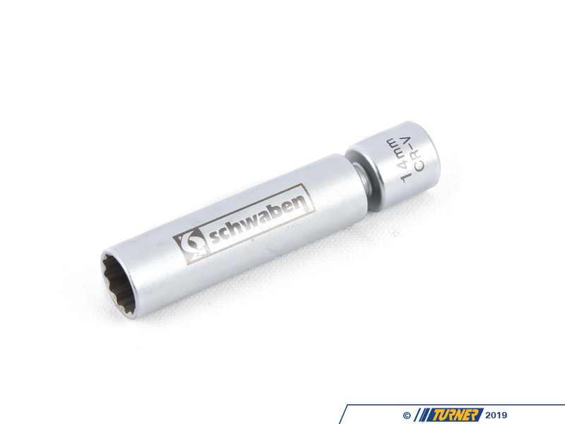 026717SCH01A - 14mm Swivel Spark Plug Socket | Turner Motorsport