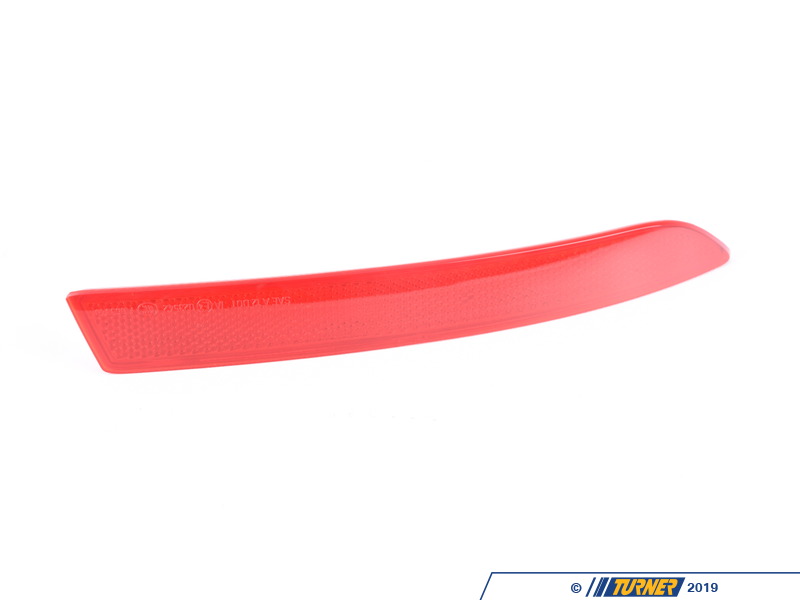 63147318555 - Genuine BMW Reflector - Bumper Cover (Red) - F10 | Turner ...