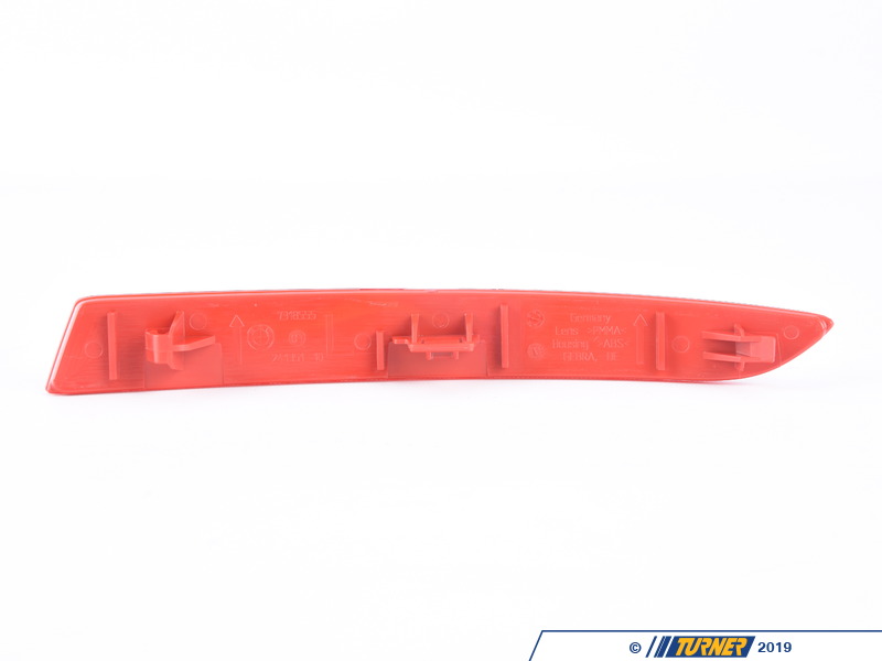 63147318555 - Genuine BMW Reflector - Bumper Cover (Red) - F10 | Turner ...