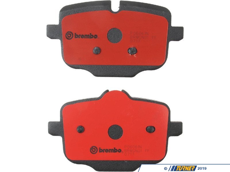 34216857805 - Brembo rear Brake Pads - F10 550i, F13 640i 650i, F06 ...