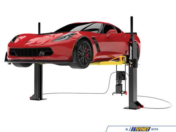 M6lift - 6000lb Portable Midrise Lift 2 Post | Turner Motorsport