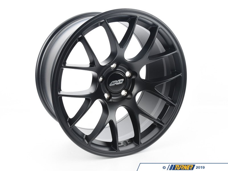 EC71811ET44SMBK - APEX EC-7 18x11" ET44 Satin Black Wheel 23.35lbs ...