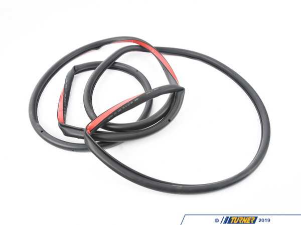 51218223659 - Genuine BMW Door Weatherstrip Front - 51218223659 - E65 ...