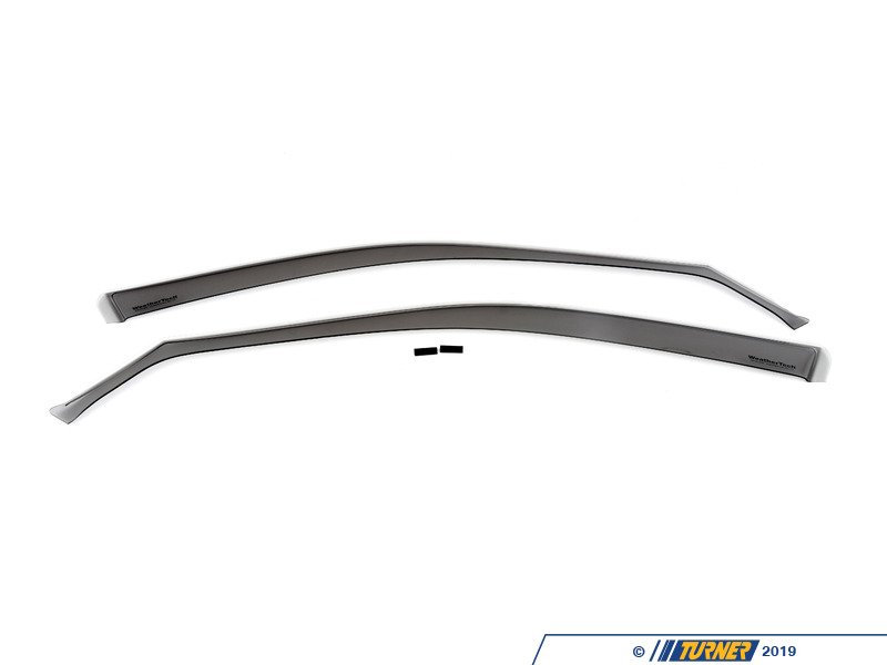 70185 - WeatherTech Front Side Window Deflectors - Light Smoke - E46 ...