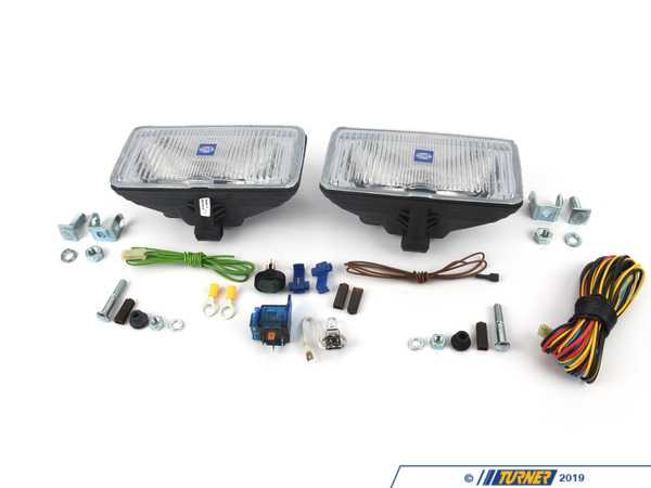 5700901 - Hella Hella 550 Clear Fog Light Kit - 7 3/4" x 3 3/4 ...
