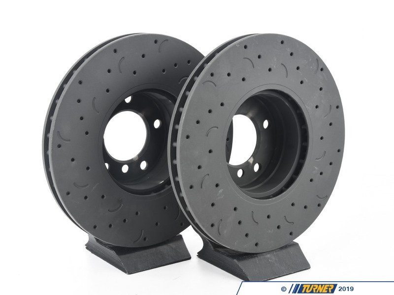 HTC4790 - Hawk Talon Cross Drilled & Slotted Brake Rotor Pair - Front ...