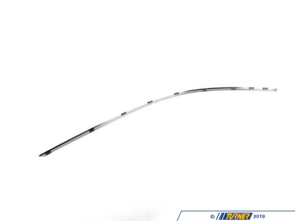 51337005032 - Genuine BMW Finisher Window Frame Top Fr Door ...