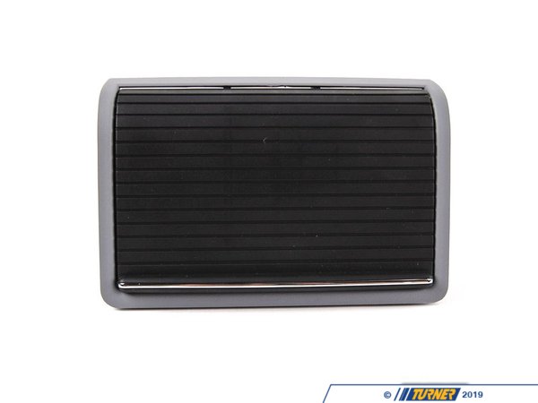 51168268341 - Genuine BMW Rear Ashtray - Gray/Chrome - E46 | Turner ...