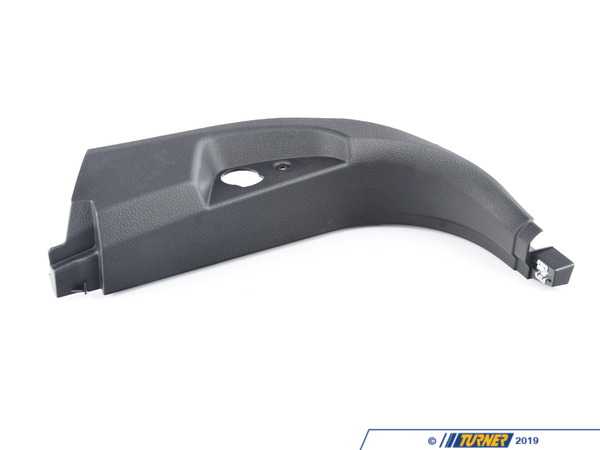 51436954911 - Genuine BMW Cover, Bottom Left Schwarz - 51436954911 ...