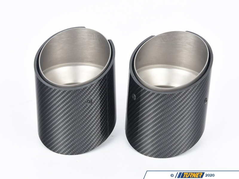 18302464500 - Genuine BMW M Performance Carbon Fiber Exhaust Tips - G20 ...