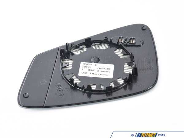 51167251584 - Genuine BMW Mirror Glas, Heated, Wide-Angle, Right ...
