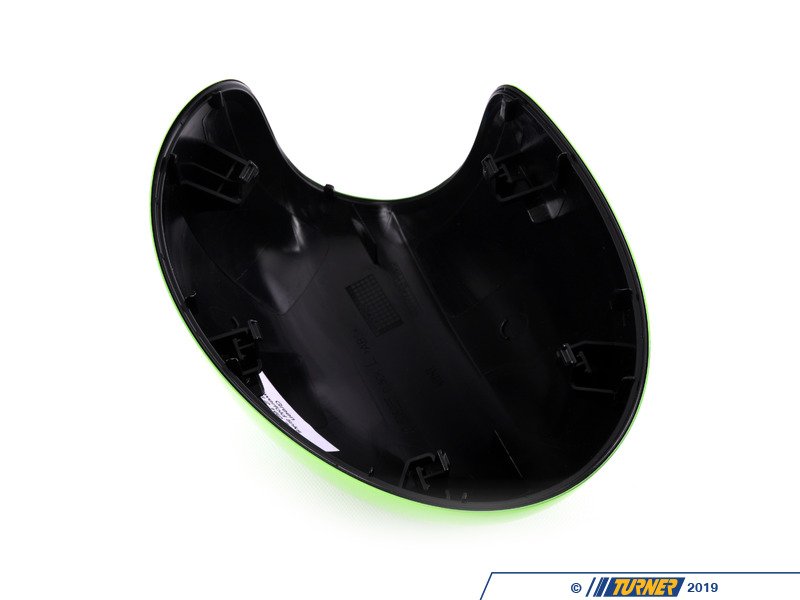 51162162747 - Genuine MINI Cover, Mirror, Left Green - 51162162747 ...