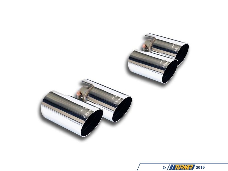 525286 - 100mm Race Exhaust Tips - Polished | Turner Motorsport