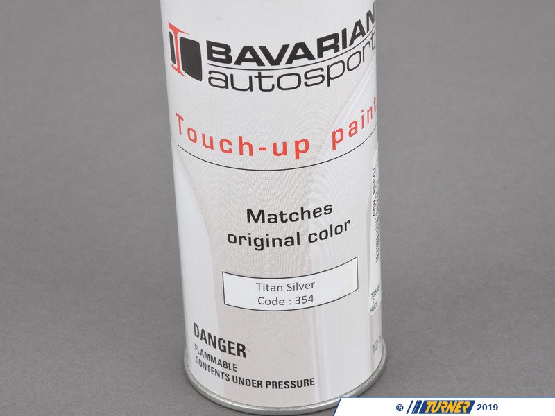 tu354KT - Bav Auto 12oz Touch Up Paint Spray Can - Titanium Silver Code ...