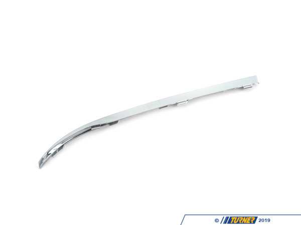 51117295272 - Genuine BMW Rubber Strip Right - 51117295272 | Turner ...