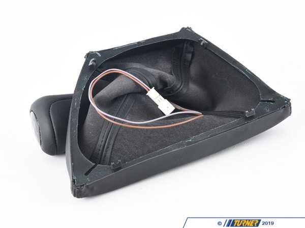 25112283039 - Shift Lever Covering Leather Illuminated - E63, E64 ...