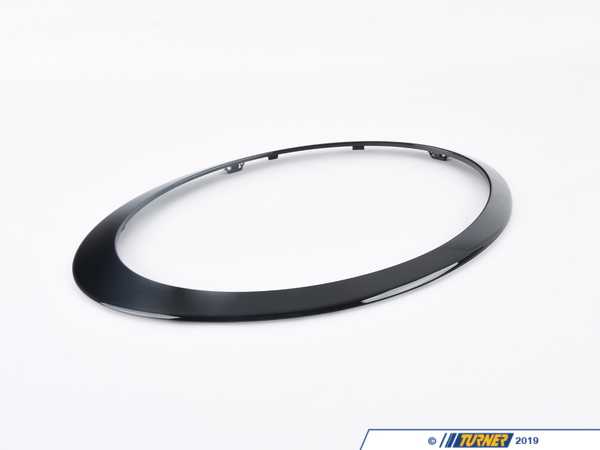 51138739498 - Headlight Trim Ring Black Line - Right | Turner Motorsport