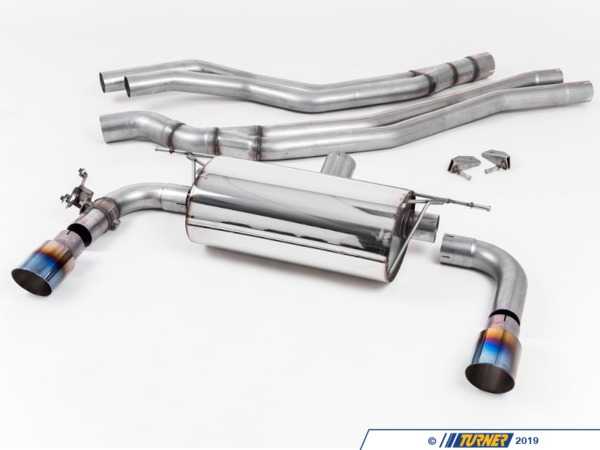 SSXBM1059 - Performance Race Cat Back - Burnt Titanium Tips - F22 M240 ...