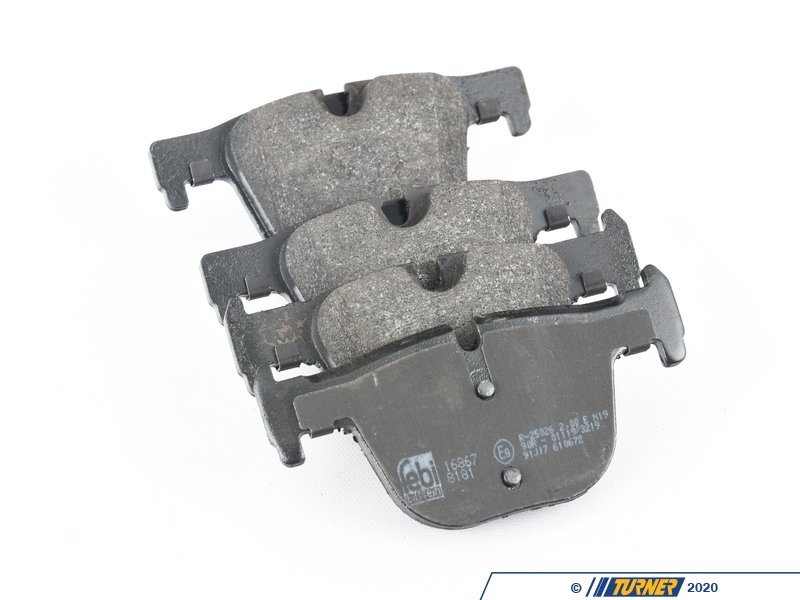 34216850570 - Febi Rear Brake Pad Set - F30, F32, F33, F34 | Turner ...