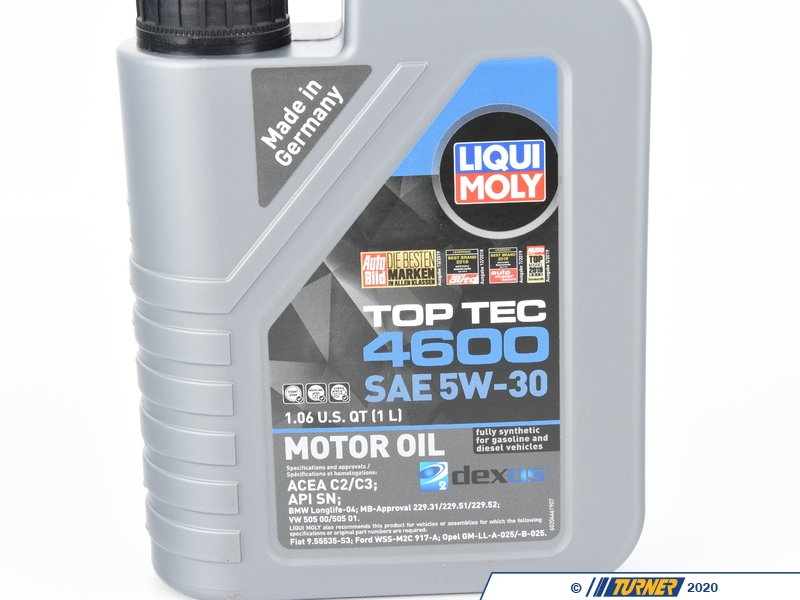 20446 - Liqui-Moly Top Tec 4600 Synthetic Motor Oil - 5w-30 - 1 Liter ...