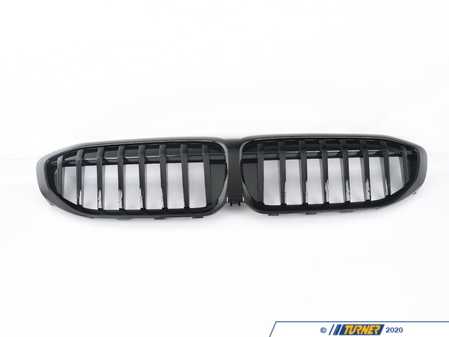 51138072085 - Genuine BMW Front Kidney Grilles - Shadow-Line Black ...