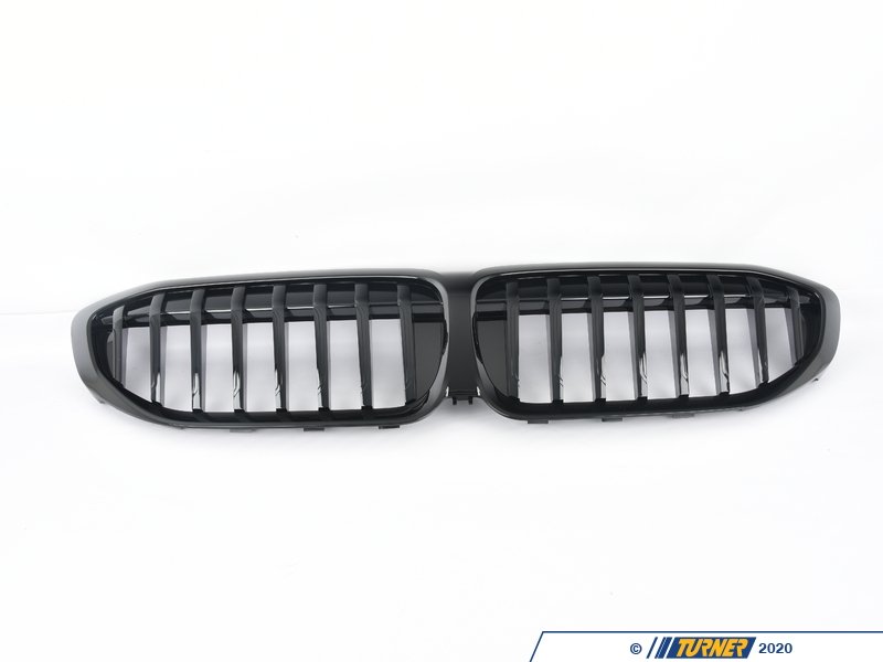 51138072085 - Genuine BMW Front Kidney Grilles - Shadow-Line Black ...